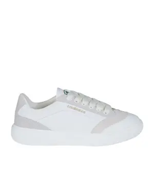 Casablanca Textured Lace Low-top Sneakers - White/cream