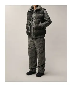 C.P. COMPANY Eco-chrome R Padded Gilet - Black