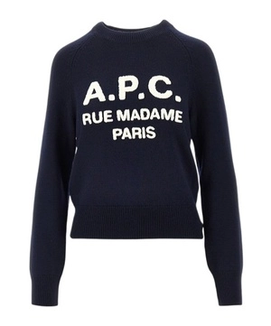A.p.c. Long Sleeve Sweater - Black