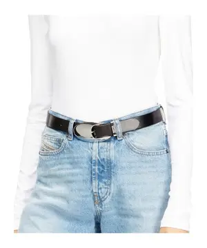 DIESEL® Sculptural-buckle Belt