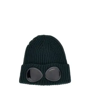 C.P. COMPANY Goggle-detail Ribbed Knit Hat - No