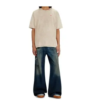 DIESEL® Logo-patch Cotton T-shirt