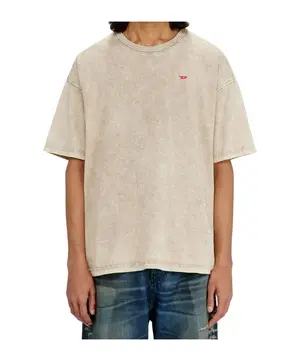 DIESEL® Logo-patch Cotton T-shirt
