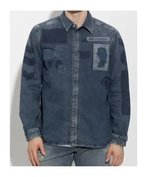 DIESEL® Long-sleeve Denim Shirt