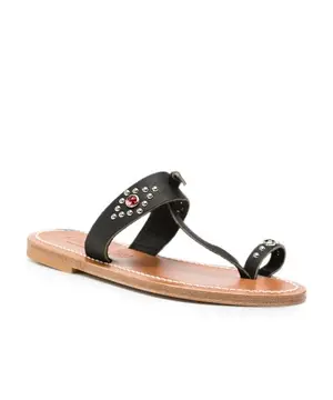 K.JACQUES Embellished Toe-strap Sandals