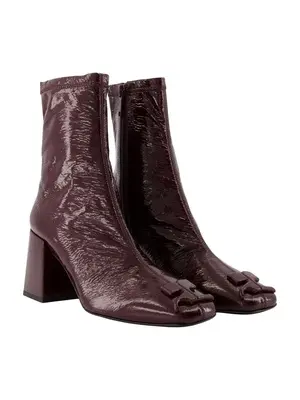 COURREGES Reedition Logo-plaque Ankle Boots