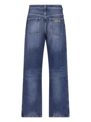 Miu Miu Five-pocket Denim Jeans - Blue