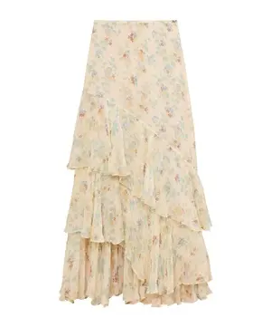 Ulla Johnson Layered Ruffle Skirt - Ngtsh