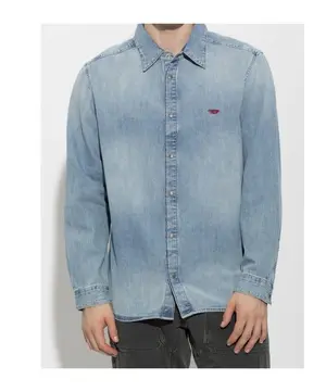DIESEL® Long-sleeve Denim Shirt