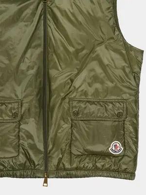 Moncler Zippered Down Vest