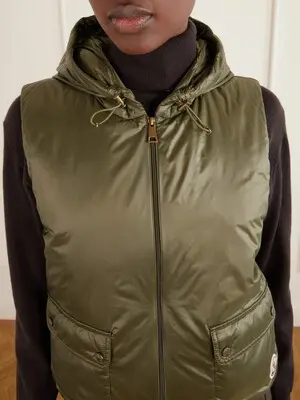 Moncler Lansette Quilted Vest - Green