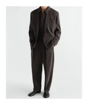 LEMAIRE Light Double-breasted Jacket In Dry Silk
