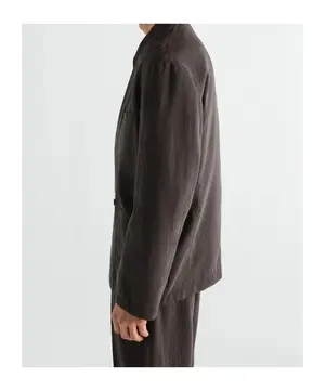 LEMAIRE Light Double-breasted Jacket In Dry Silk