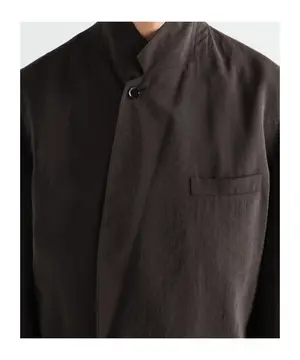LEMAIRE Light Double-breasted Jacket In Dry Silk