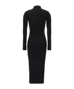 Off-White Off Stamp Rib Dress