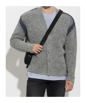 DIESEL® Long-sleeve Knit Cardigan