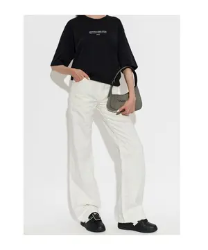 Off-White Flat Sneakers
