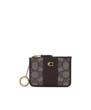 COACH Essential Signature Jacquard Wallet - Oak Maple