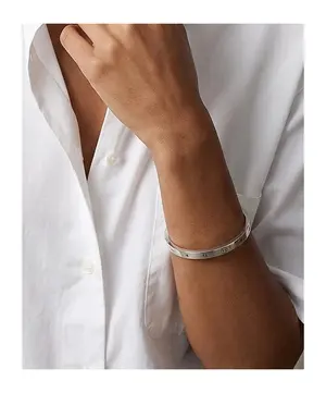 MAISON MARGIELA Numeric Logo Cuff Bracelet