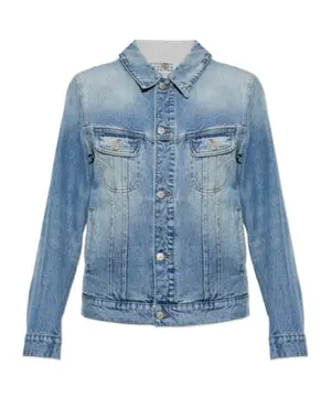 MAISON MARGIELA Long-sleeve Denim Jacket - Blue