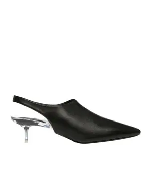 COURREGES Open-toe High-heeled Sandals - Black