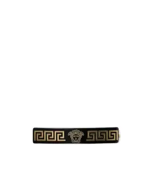 Versace Medusa Greca Hair Clip - Black