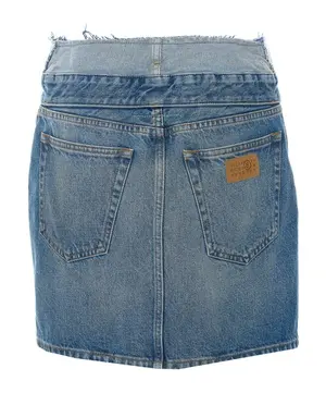 MAISON MARGIELA Distressed Effect A-line Denim Skirt