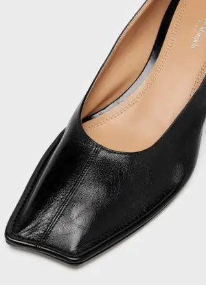 MAISON MARGIELA Square-toe Block Heel Pumps