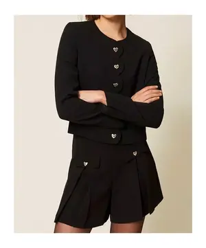 TWINSET Pleated Flared Shorts