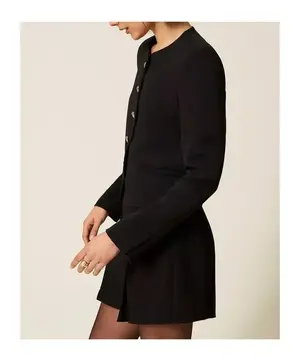 TWINSET Pleated Flared Shorts