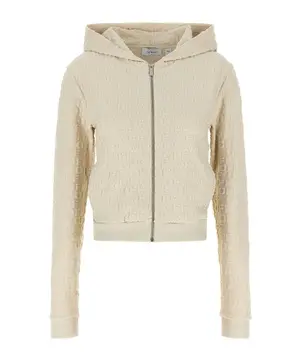 Off-White Long-sleeve Sweatshirt - Beige