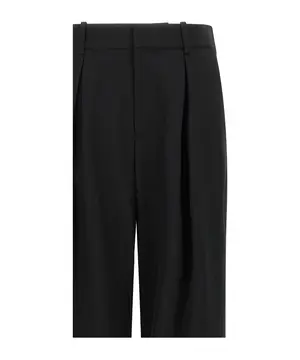 MAISON MARGIELA Wool Blend Pleated Trousers