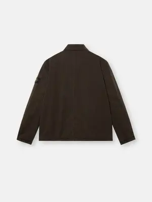 Stone Island Casual Shirt Jacket With Lapel Collar And Button Closure
