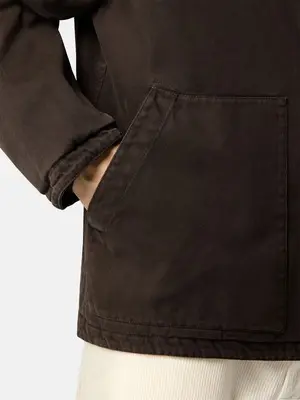Stone Island Casual Shirt Jacket With Lapel Collar And Button Closure