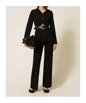 TWINSET Wide-leg Casual Trousers