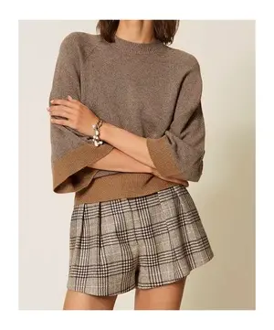 TWINSET Ribbed Knit Sweater