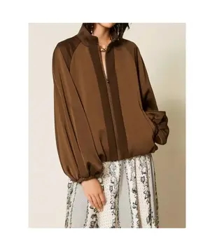 TWINSET Long-sleeve Casual Zip-up Jacket