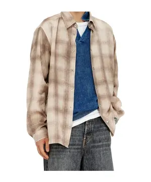 DIESEL® Check Shirt In Fluid Fabric