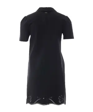 TWINSET Embroidered V-neck Dress