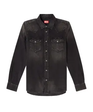 DIESEL® D-vega Denim Shirt - Black