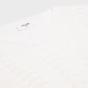 Celine Top In Cotton Pointelle