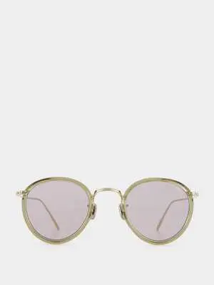EYEVAN 7285 717e Round Frame Sunglasses - Green