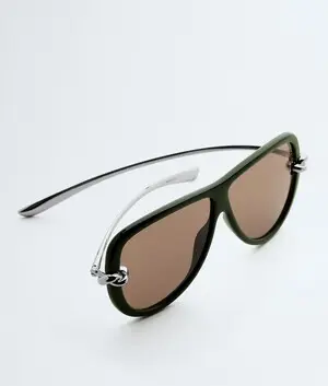 Bottega Veneta Knot Aviator Sunglasses