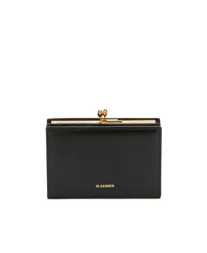 JIL SANDER Logo-detailed Clasp Fastened Purse