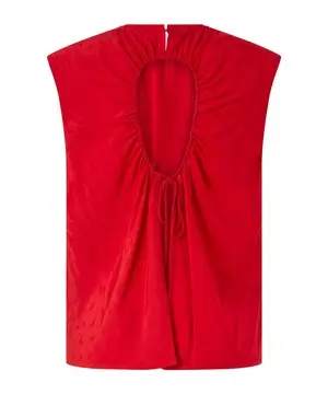 Pinko Tie-back Sleeveless Top