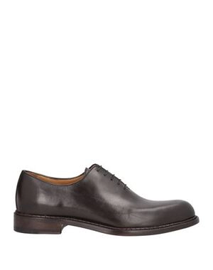 TESTONI Dark Calfskin Lace-up Oxford Shoes