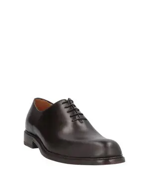 TESTONI Dark Calfskin Lace-up Oxford Shoes