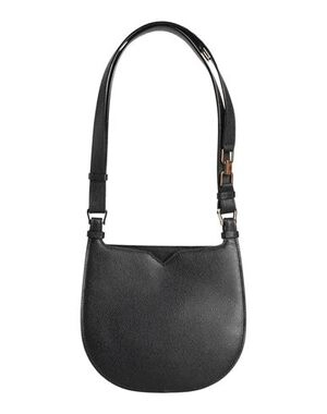 VALEXTRA Woman Shoulder Bag Cream Size - Calfskin Black