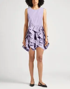 SUOLI Mini Dress Lilac Size Polyester