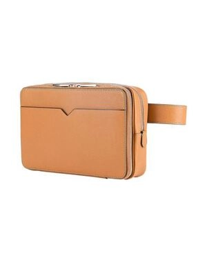 VALEXTRA V-line Bum Bag Belt Bag Calfskin - Brown